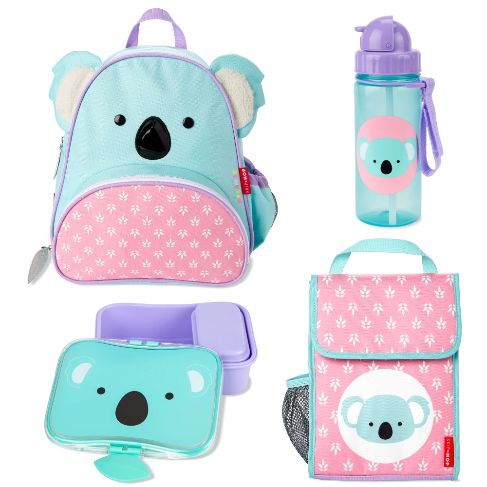 Buy Skip Hop Zoo Backpack + Lunch Bag + Lunch Box + Drink Bottle 4pc ...