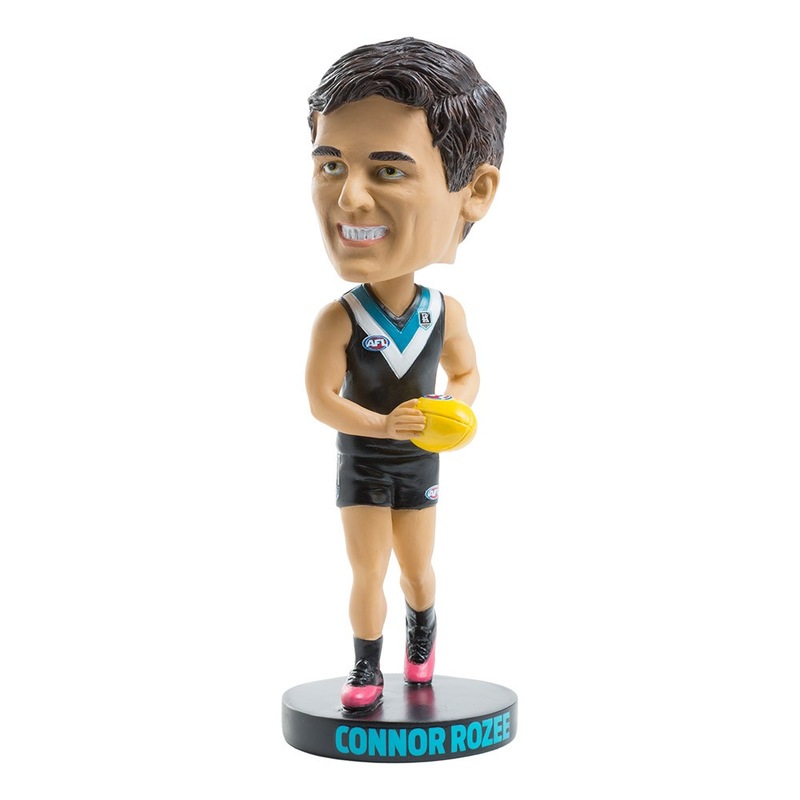 Buy Adelaide Port Power Connor Rozee AFL Bobblehead Collectible Bobble ...