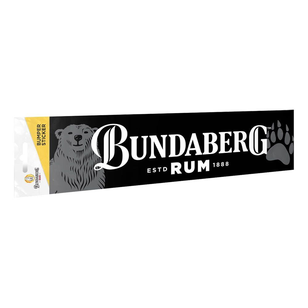 Buy Bundaberg Rum Bundy Black Jumbo Bumper Sticker - MyDeal Australia