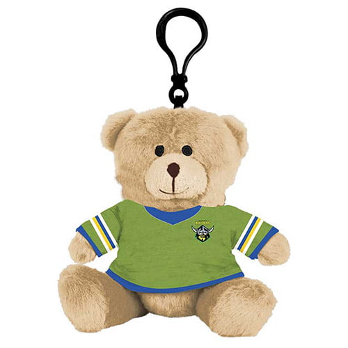 Buy Canberra Raiders NRL HANGING Plush Teddy Bear Bag Tag Sublimated ...