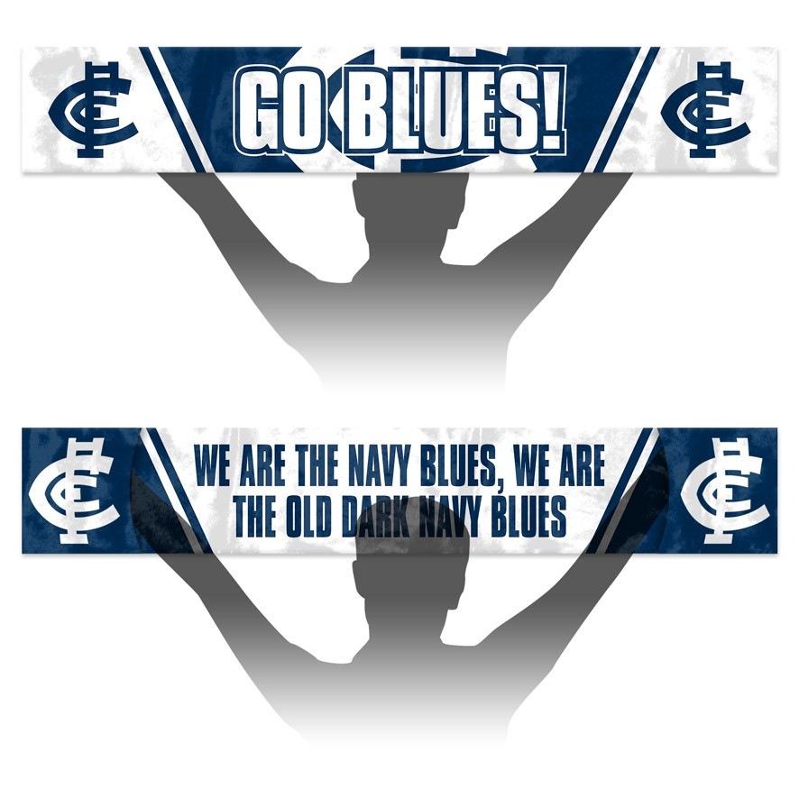 Buy Carlton Blues AFL Aussie Rules Banner Flag with Hand Pockets ...