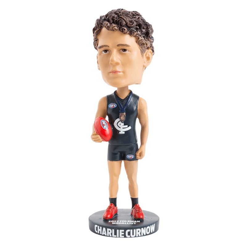 Buy Carlton Blues Charlie Curnow Coleman Medal AFL Bobblehead ...