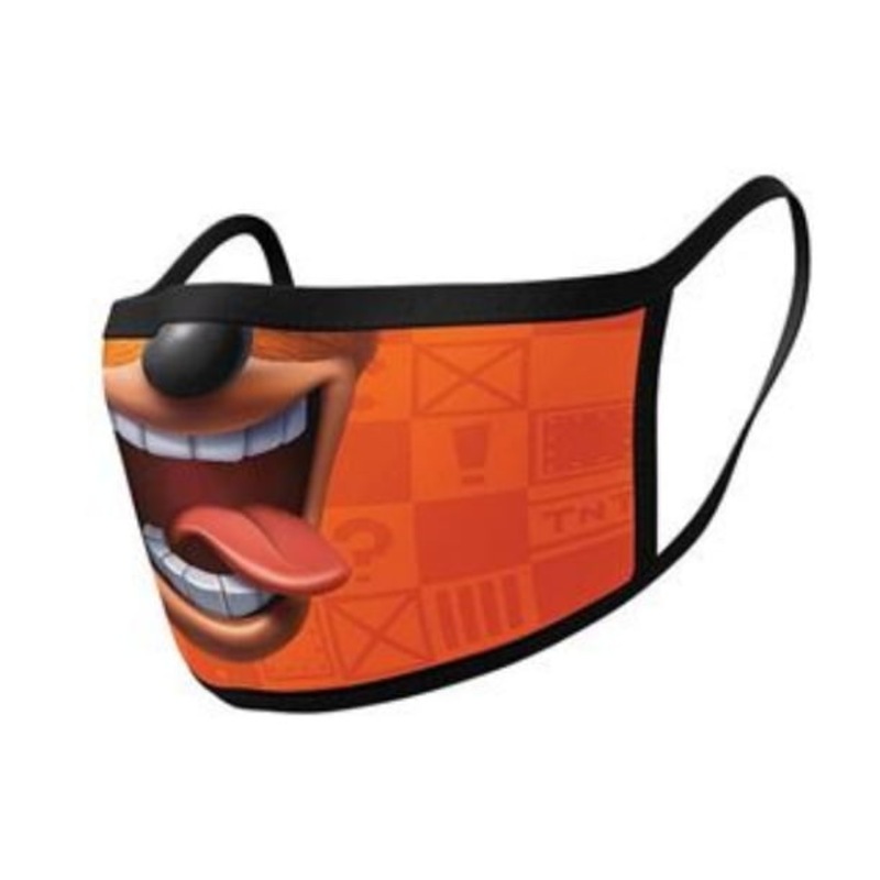 Buy Crash Bandicoot Mouth Twin Pack Adult Washable Face Masks - MyDeal