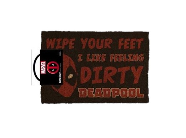 Buy DC Comics Deadpool Dirty Welcome Man Cave Door Mat - MyDeal Australia