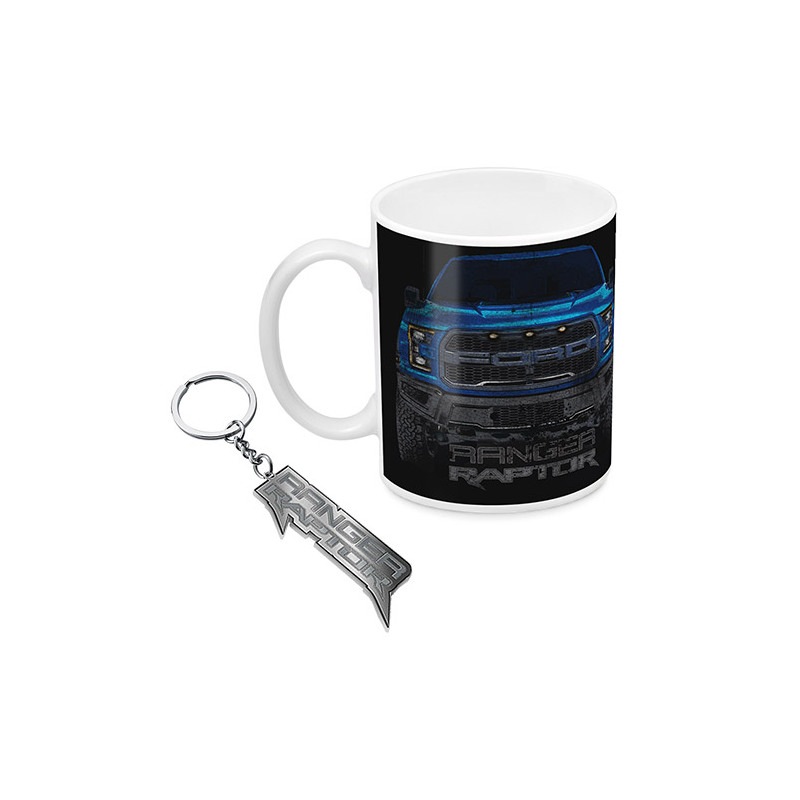 Buy FORD Ranger Raptor 330ml Ceramic Mug Cup & Metal Key ring - MyDeal ...
