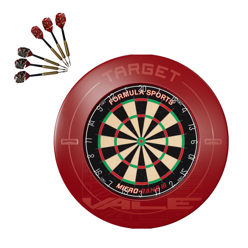 Buy Formula Micro Band 3 Dart Board + Target Vale Surround + Darts Set ...