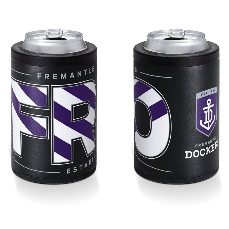Buy Fremantle Dockers Freo AFL Insulated Stainless Steel Can Cooler ...