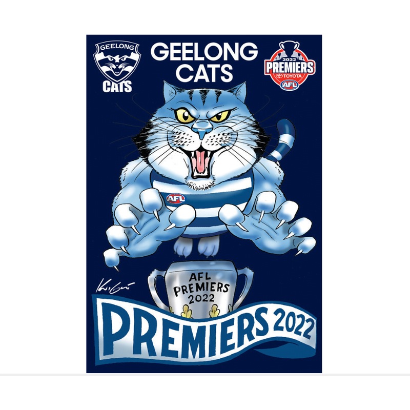 Buy Geelong Cats 2022 Premiers Premiership AFL Grand Final Sticker ...