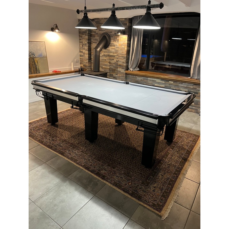 Buy NPC Pool Table 8ft Classic Black With Stainless Trim Strachan ...
