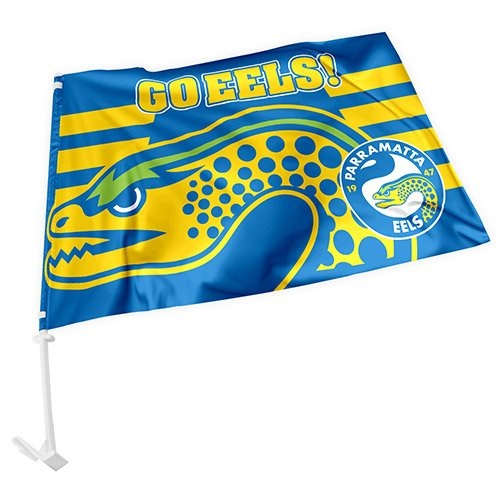Buy Parramatta Eels NRL Clip on Window CAR Flag includes Pole - MyDeal ...