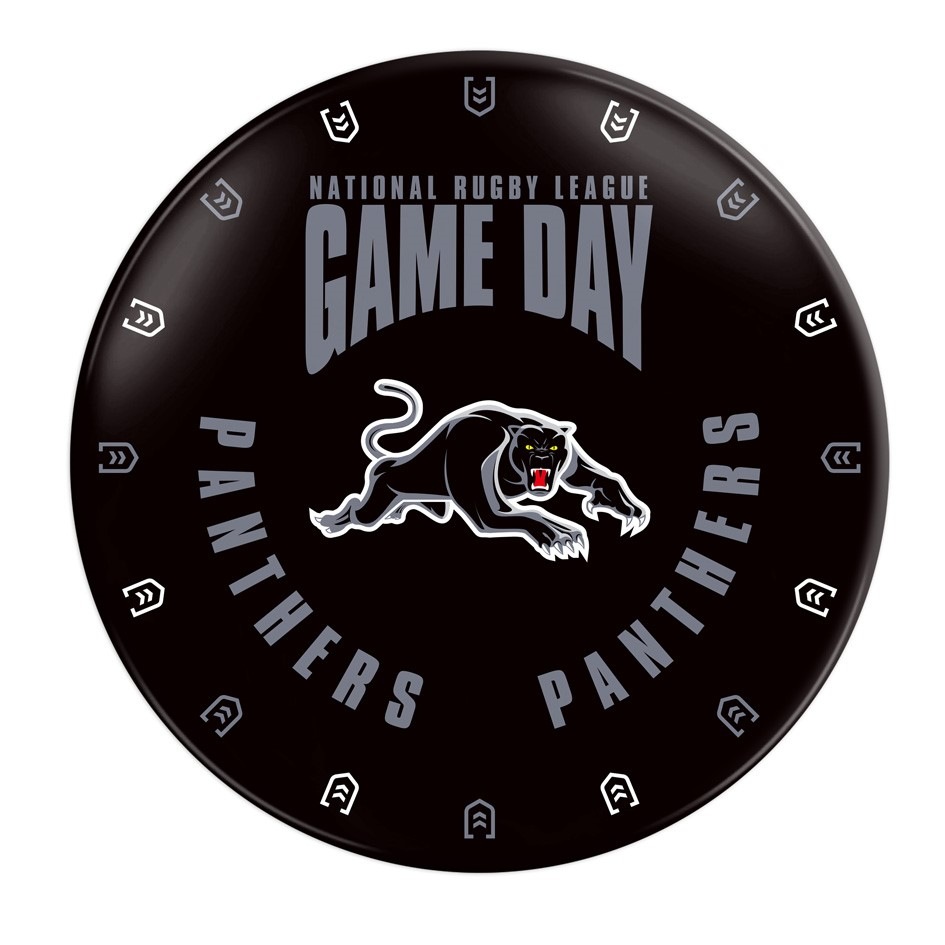 Buy Penrith Panthers NRL Rugby League Melamine Snack Plate - MyDeal ...