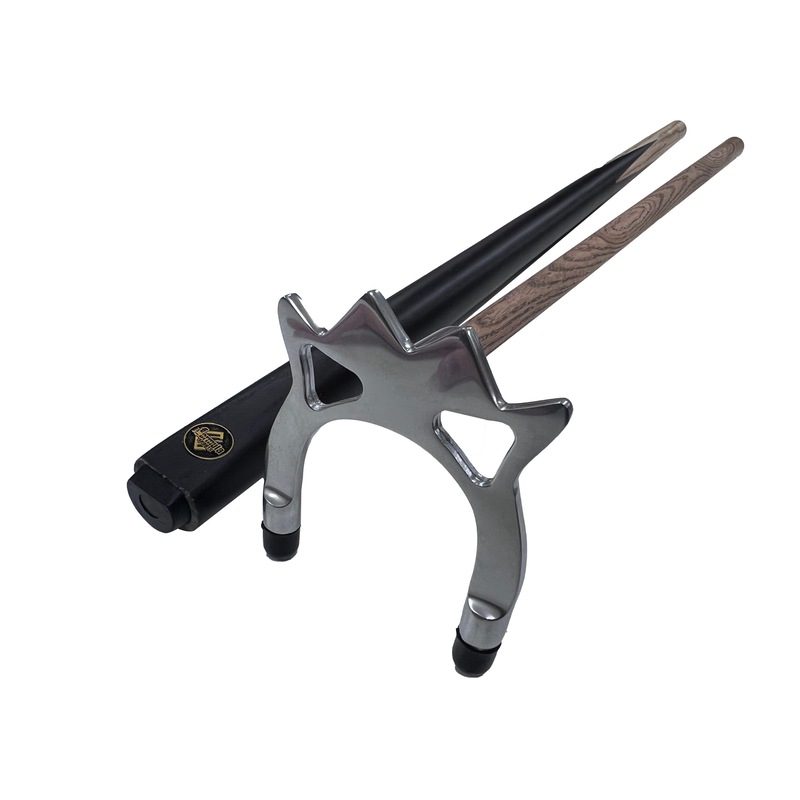 Buy Pool Snooker Billiard Ash PRO Cue Spider SATIN CHROME - MyDeal