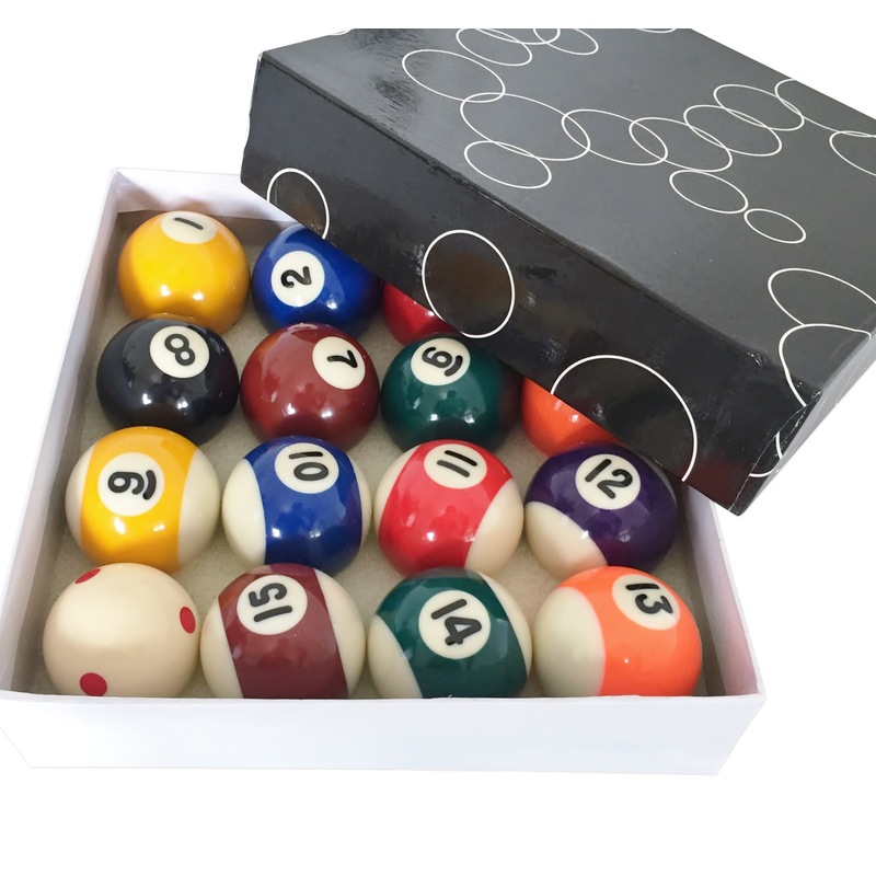 Buy Pool Snooker Billiard Balls 2" inch With 2" inch Measle White ...