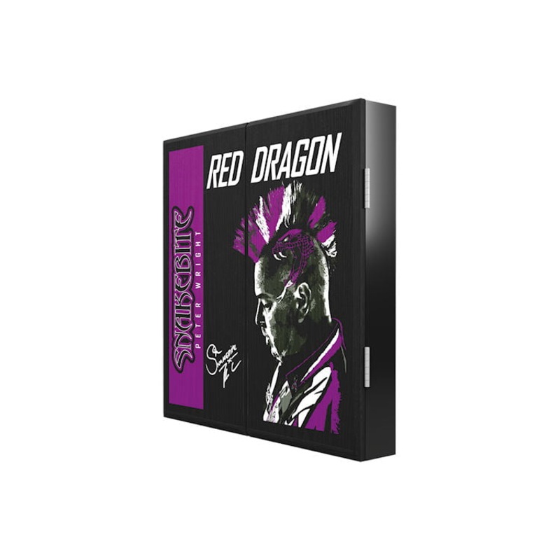 Buy Red Dragon Dart Board Cabinet Deluxe Peter Wright World Champion ...