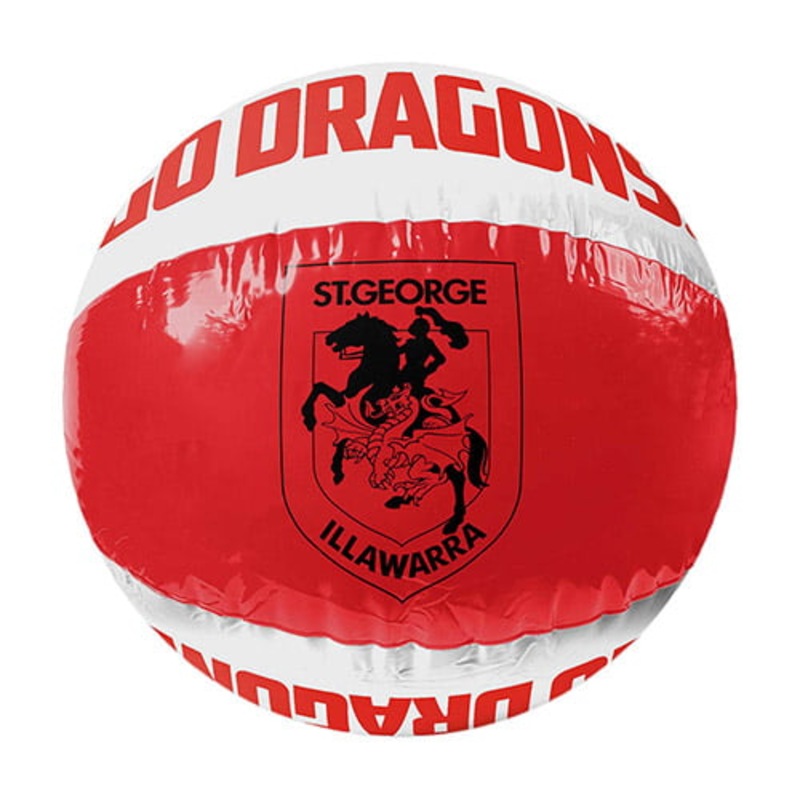 St George Illawarra Dragons NRL Inflatable Pool Beach Ball - MyDeal