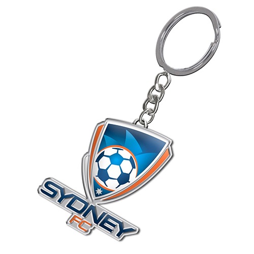 Buy Sydney FC A-League Enamel Keyring Key Ring - MyDeal Australia