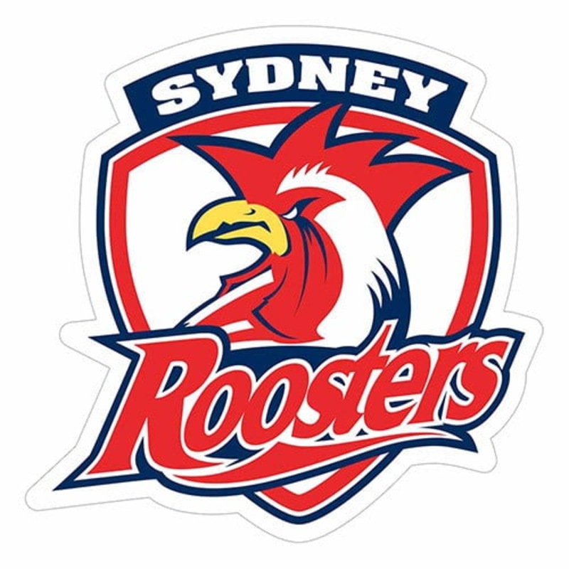 Buy Sydney Roosters NRL Logo Sticker Car School Books - MyDeal