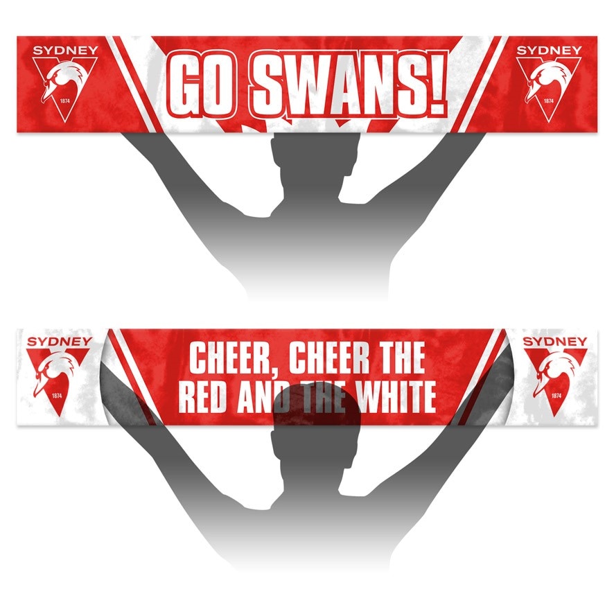 Buy Sydney Swans AFL Aussie Rules Banner Flag with Hand Pockets ...