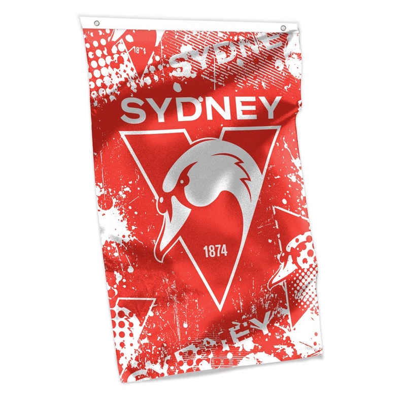 Buy Sydney Swans Afl Wall Flag Banner Mydeal