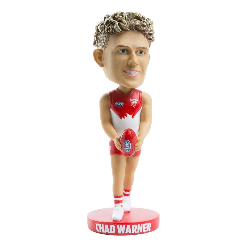Buy Sydney Swans Chad Warner AFL Bobblehead Collectible Bobble Head ...