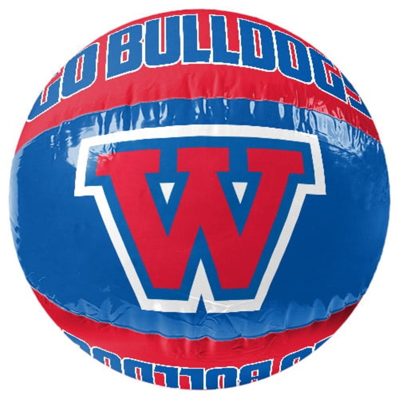 Buy Western Bulldogs AFL Inflatable Beach Ball Pool Beach Toy - MyDeal