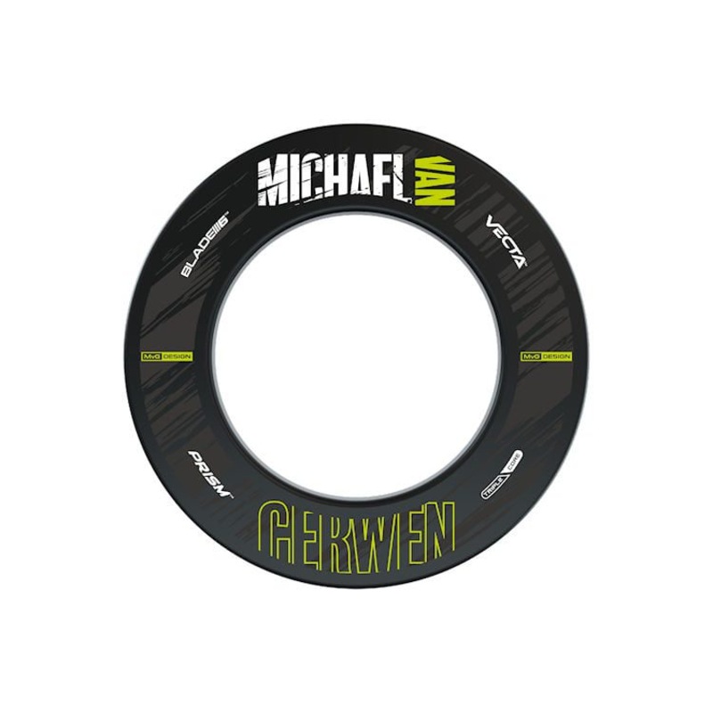Buy Winmau MVG RETRO Dart Board Surround Michael Van Gerwen - MyDeal