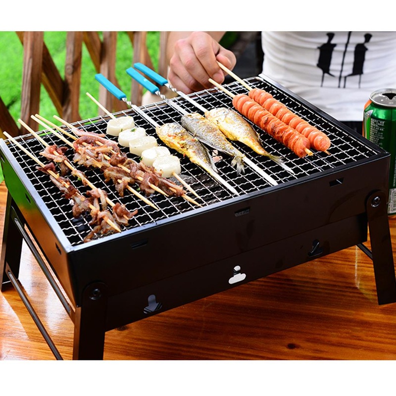 Buy SOGA Portable Mini Folding Thick Box-type Charcoal Grill for ...