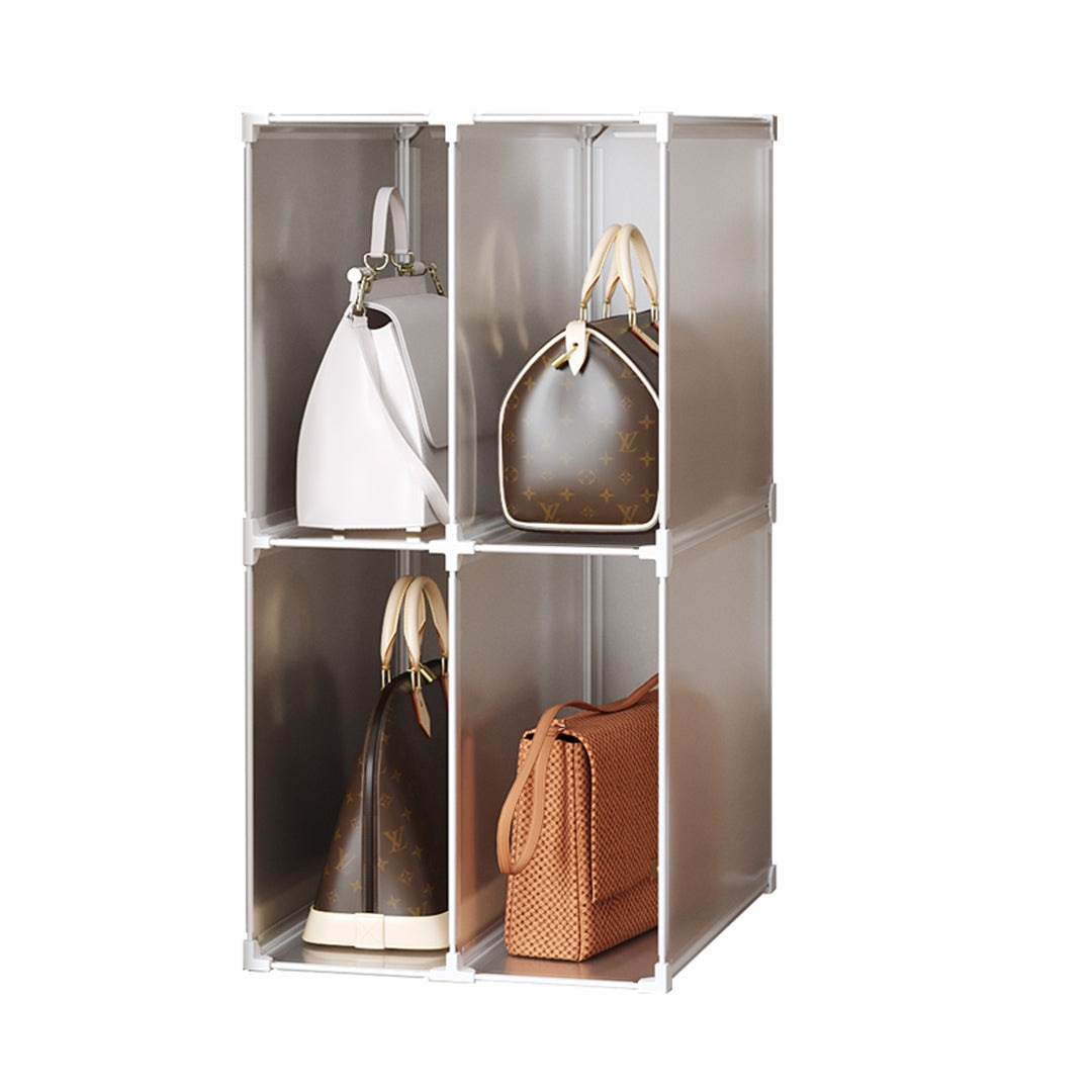 Buy SOGA 2 Tier Multifunctional PP Plastic Bag Box Portable Cubby DIY ...