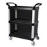 Buy SOGA 2X 3 Tier Covered Food Trolley Food Waste Cart Storage ...