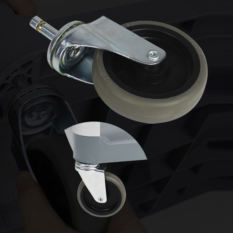 Buy SOGA 3 Tier Food Trolley Food Waste Cart With Two Bins Storage ...