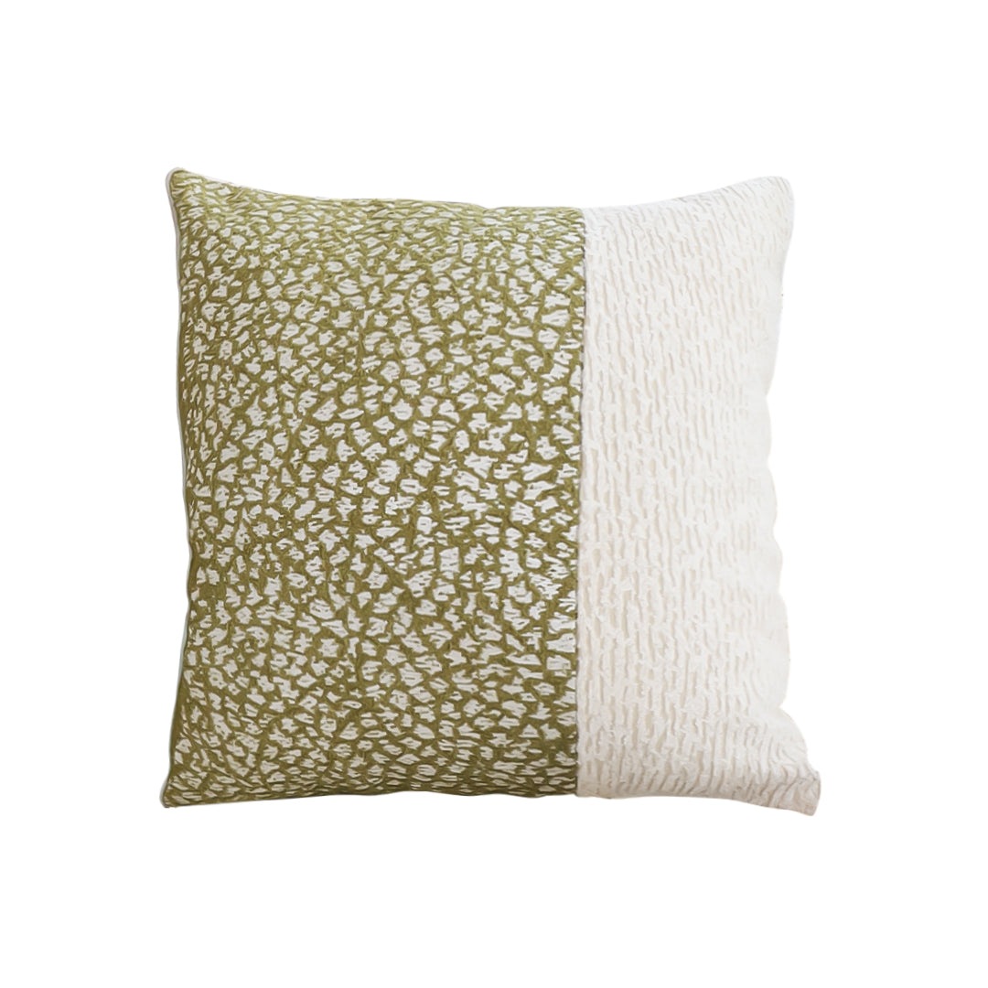 Buy SOGA 50cm Modern Two-Tone Textured Block Design Throw Pillow ...