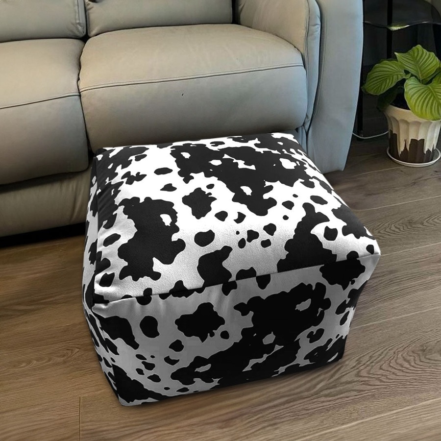 Buy SOGA 55x35cm Squared Soft Pouffe Seat Cushion Elegant Home Accent ...