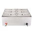 Buy SOGA Stainless Steel 6 X 1/3 GN Pan Electric Bain-Marie Food Warmer ...