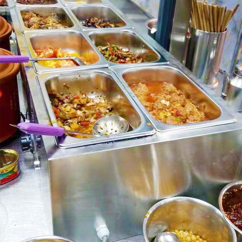 Buy SOGA Stainless Steel 6 X 1/3 GN Pan Electric Bain-Marie Food Warmer ...