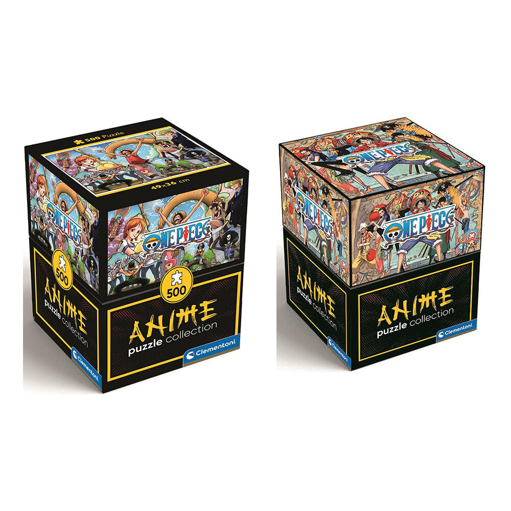 Buy 1000pc Clementoni HQC Anime Cube One Piece #1 & #2 Jigsaw Puzzle ...