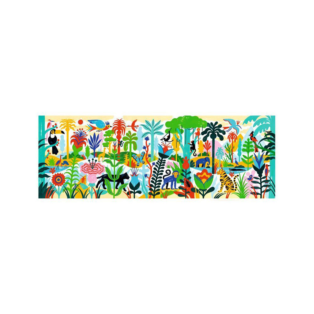Buy 100pc Djeco Jungle Gallery Jigsaw Puzzle w/ Poster Kids Game ...