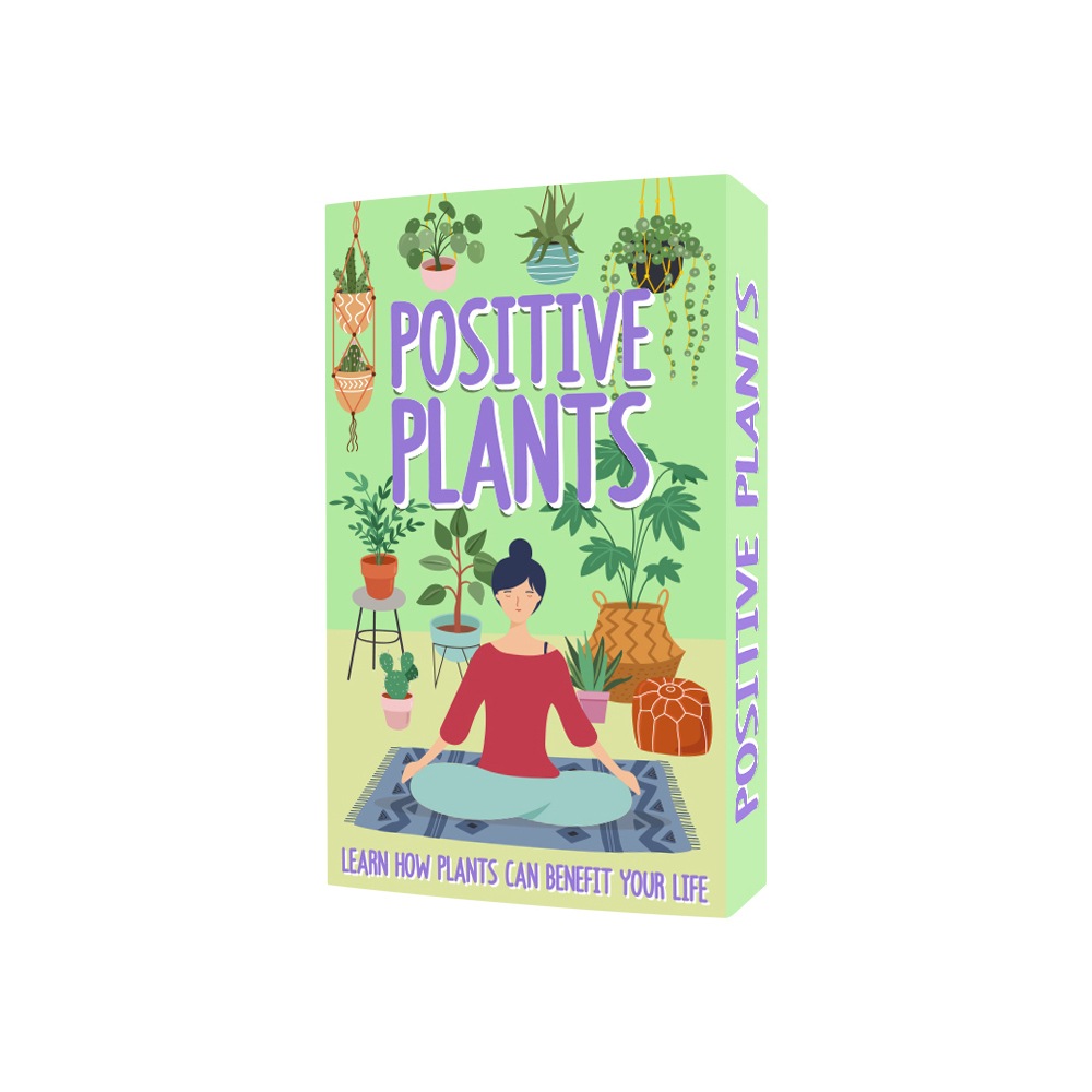 Buy 100pc Gift Republic Positive Plants Cards Deck Trivia Learning ...