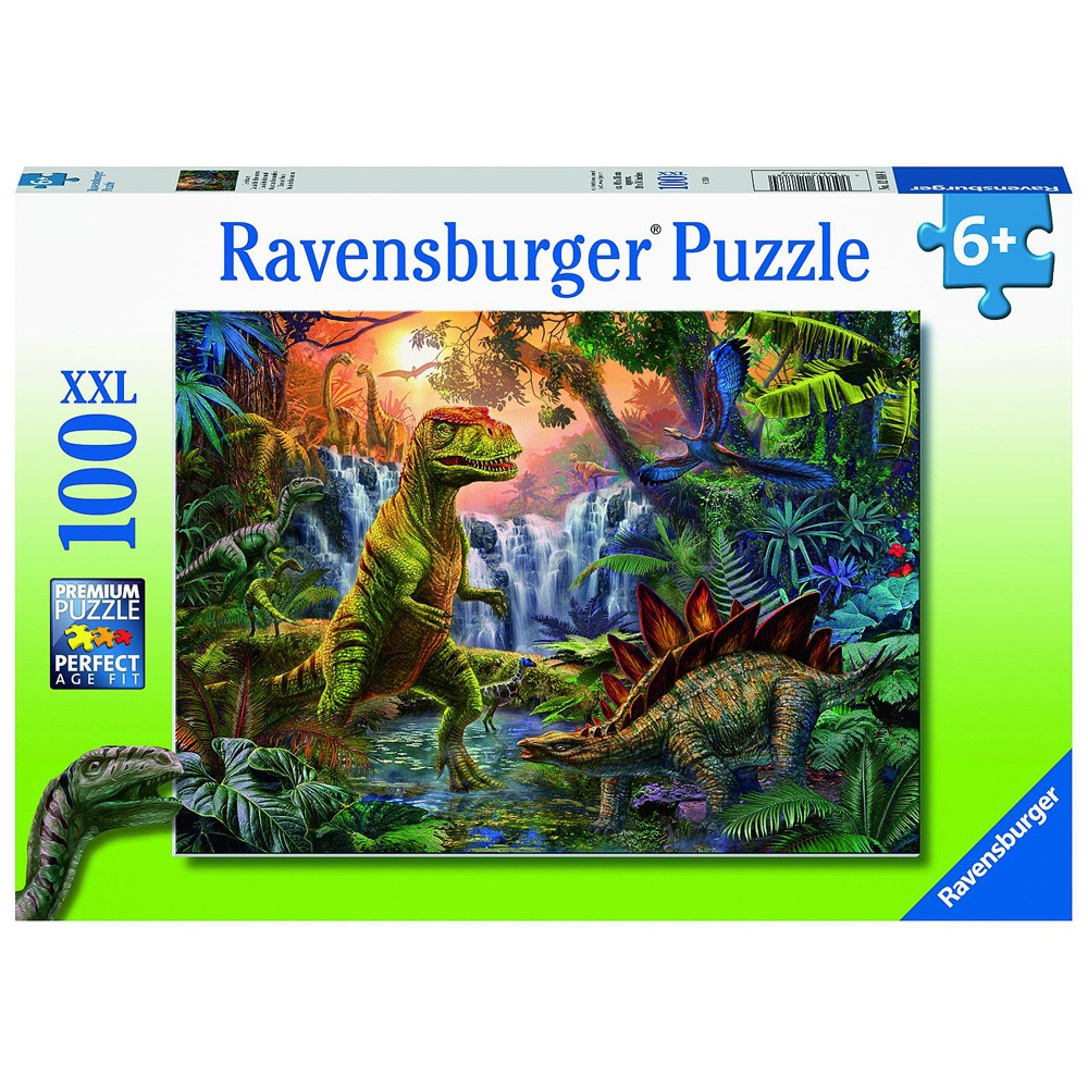 Buy 100pc Ravensburger Dinosaur Oasis Jigsaw Puzzle Interactive Play ...