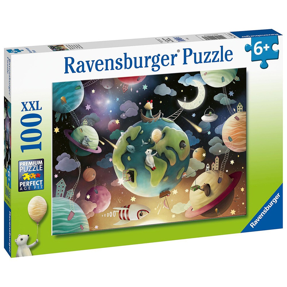 Buy 100pc Ravensburger Planet Playground Jigsaw Puzzle Interactive Play ...