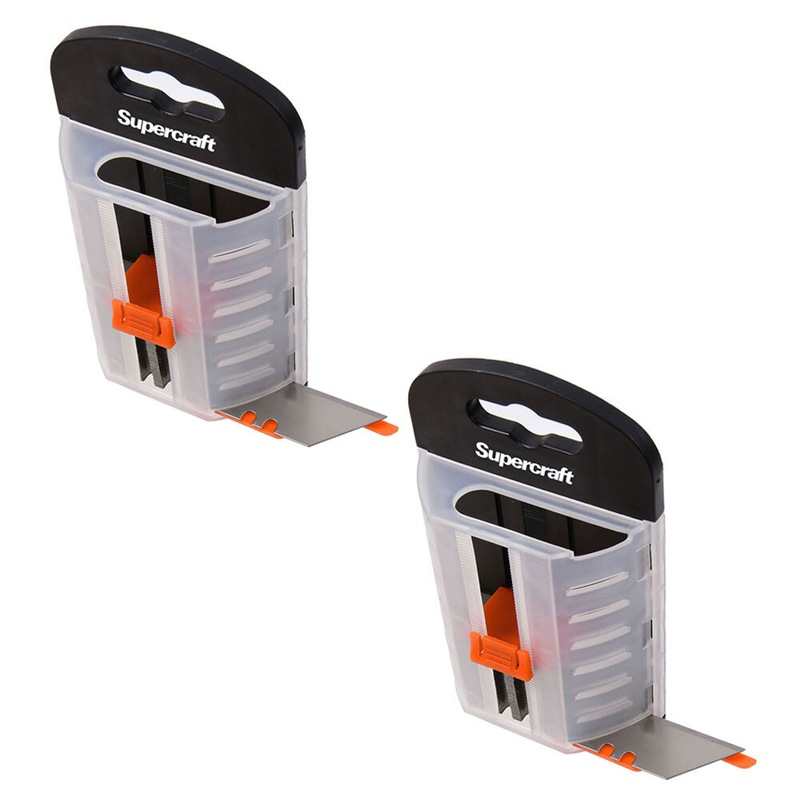 Buy 100pc Supercraft Replacement Utility Knife Blades Multipurpose Home ...