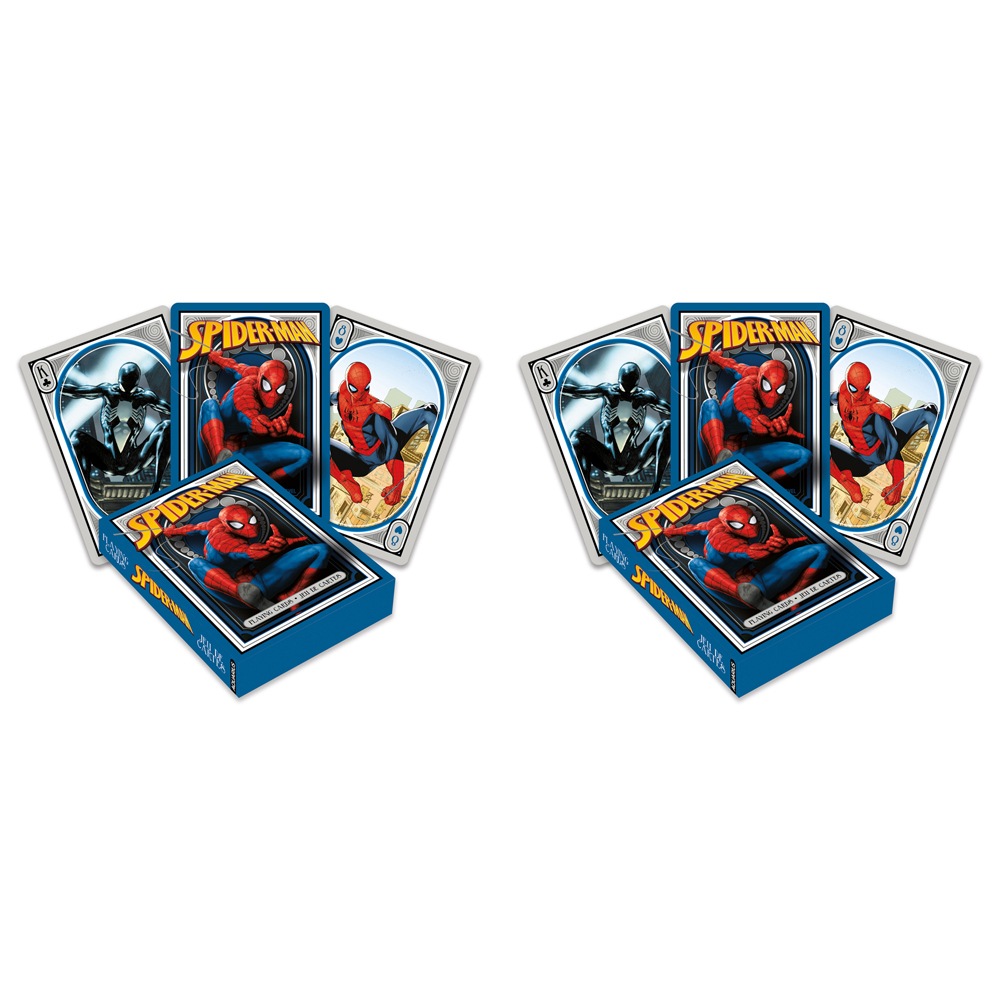 Buy 108pc Aquarius Marvel Spider-Man Playing Cards Poker Deck Family ...