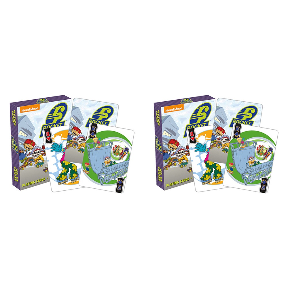 Buy 108pc Aquarius Rocket Power Playing Cards Poker Deck Family Play ...