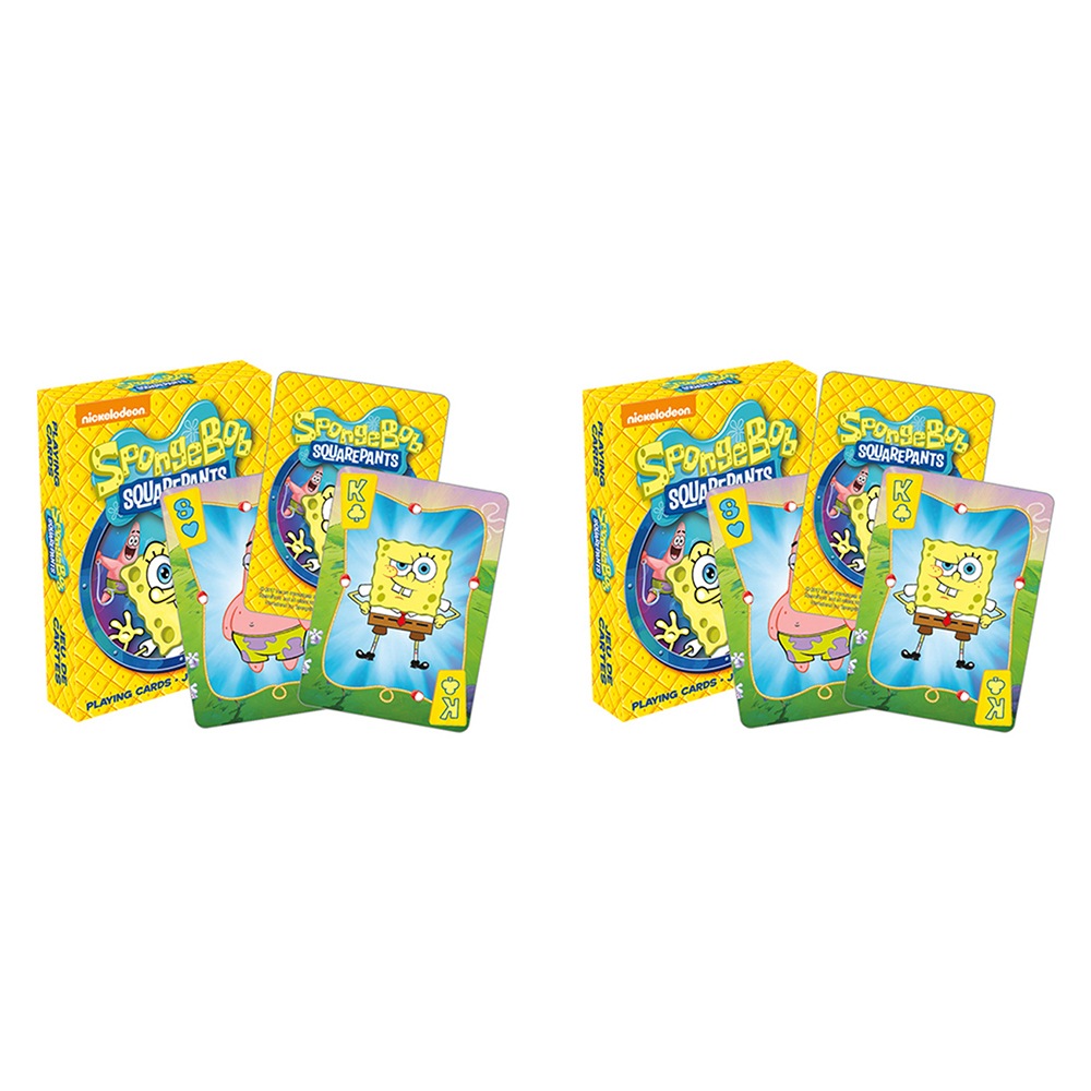 Buy 108pc Aquarius SpongeBob SquarePants Playing Cards Family Game ...