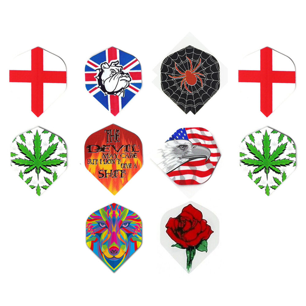 Buy 10x 3pc Formula Sports Metronic Emblem Dart Flights Standard Shape ...