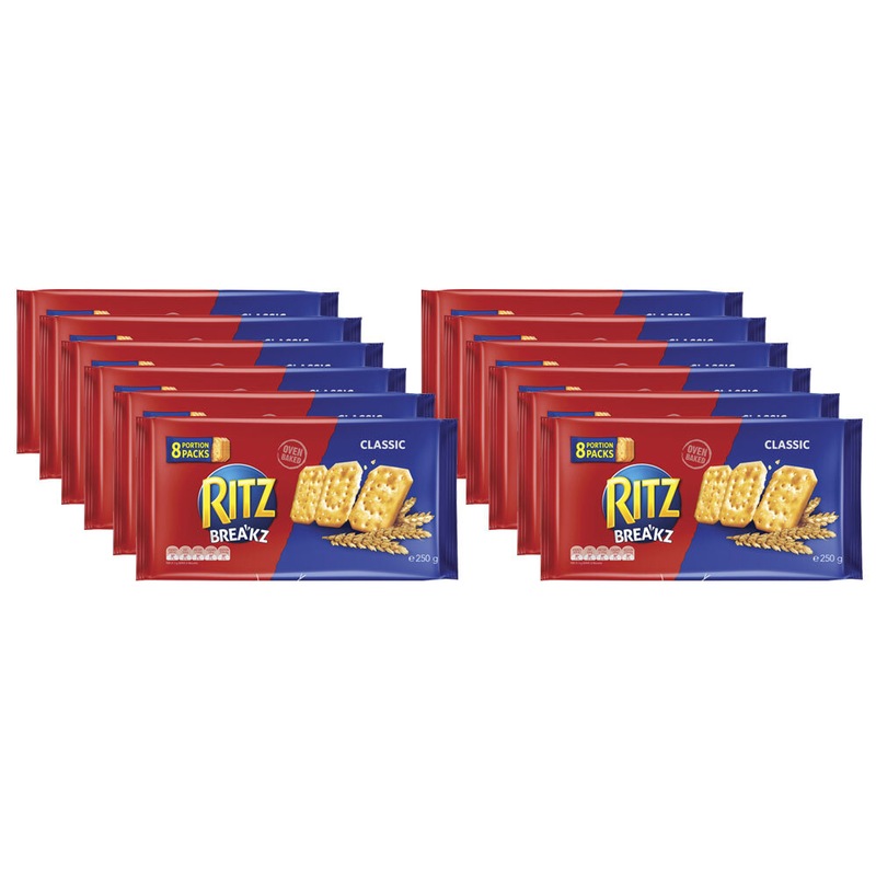 Buy 12pc Ritz Breakz Original Classic Savoury Crackers Biscuits Snacks ...