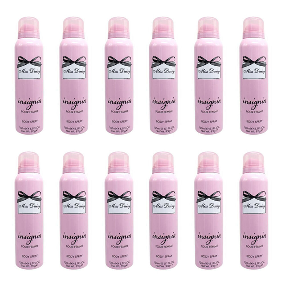 Buy 12PK Insignia Women's Body Spray Miss Daisy 150ml Daily Fragrance ...
