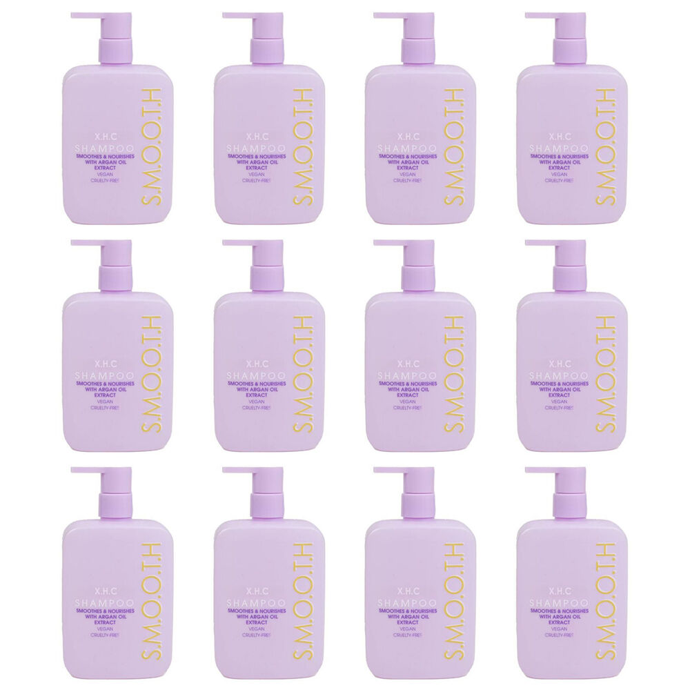 Buy 12PK XHC Smooth Shampoo w/ Argan Oil Extract For Dry & Frizzy Hair ...