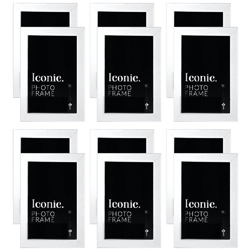 Buy 12x Unigift 10x15cm Iconic MDF Glass Photo Frame Picture Holder ...