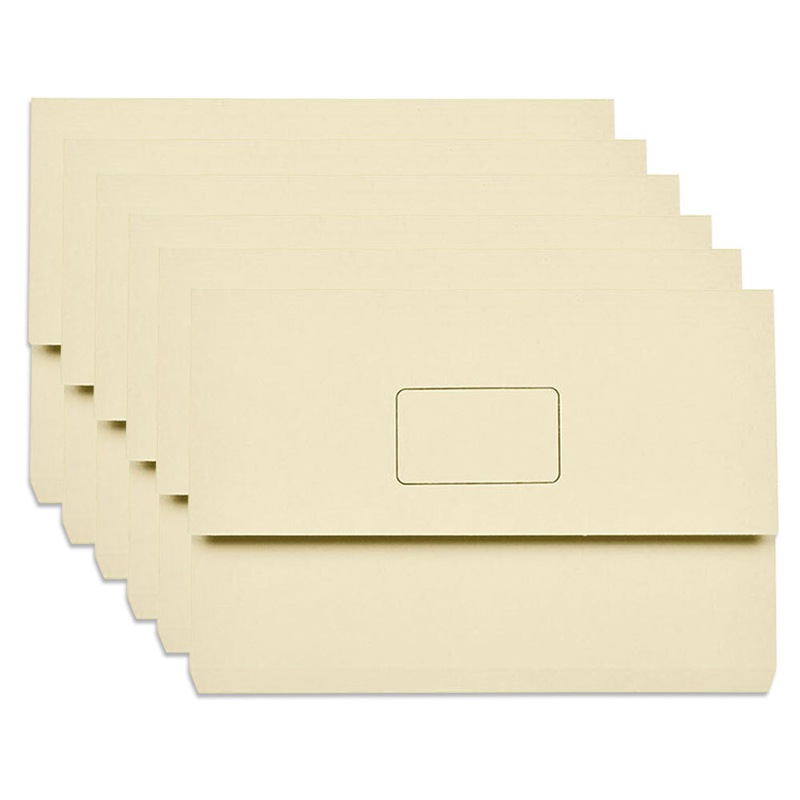 Buy 15PK Marbig Slimpik Foolscap Document Wallet Holder Paper ...