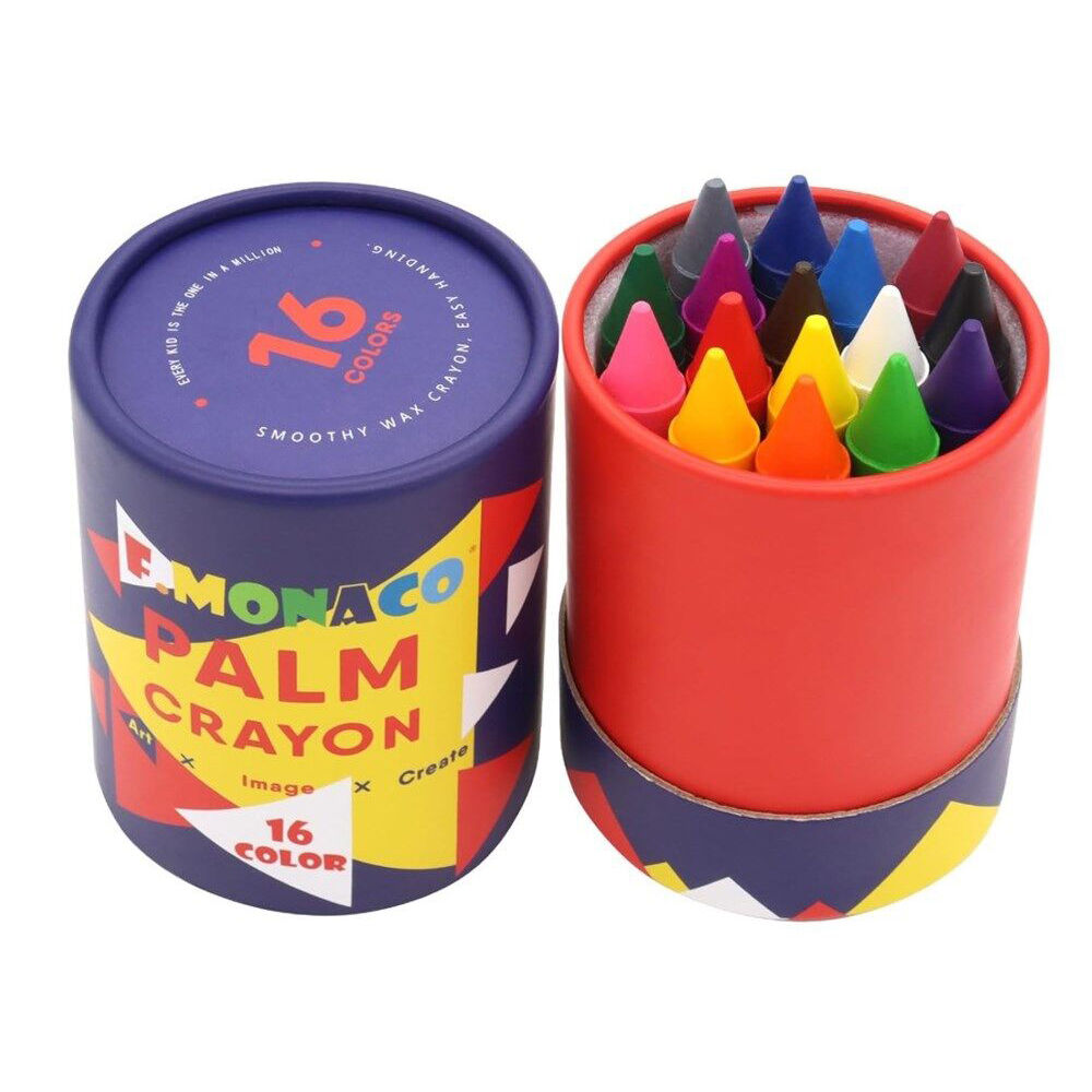 Buy 16pc Flower Monaco Palm Crayons Jumbo Non-Toxic Art & Craft Kids ...